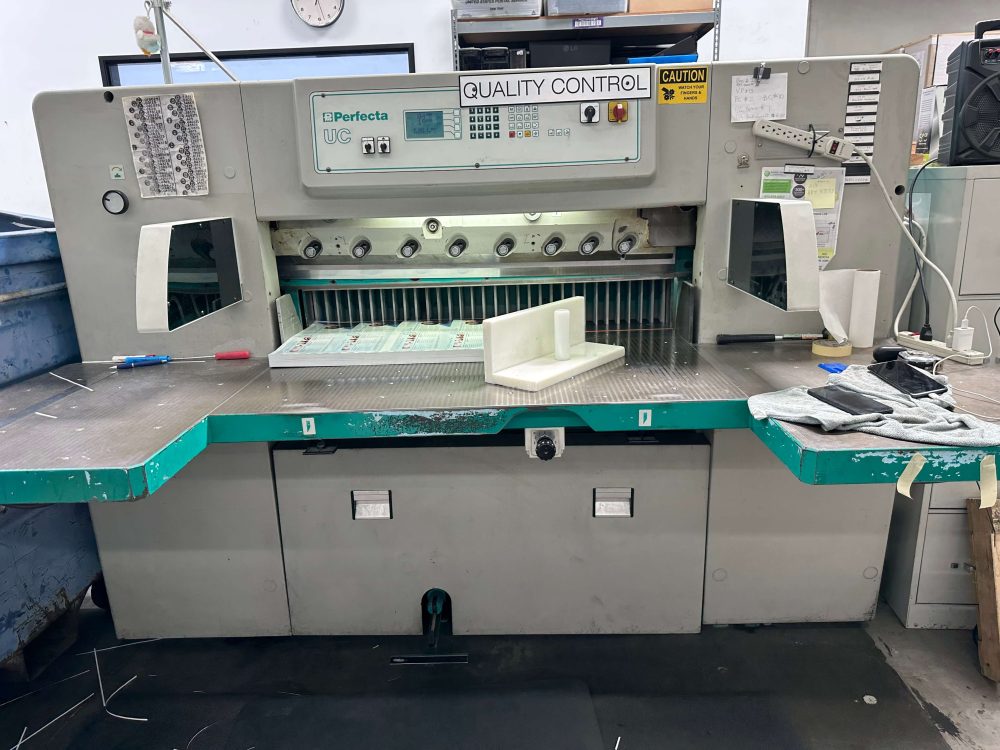 Perfecta Paper Cutter - Printing Equipment Specialist - lasalazarinc.com